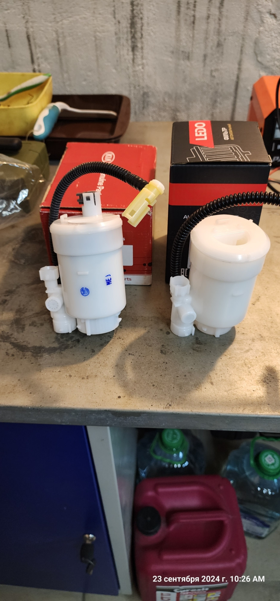 Топливный фильтр 2. — KIA Cerato (3G), 1,6 л, 2013 года | расходники ...