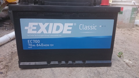 EC700 Аккумуляторная батарея EXIDE | Запчасти на DRIVE2