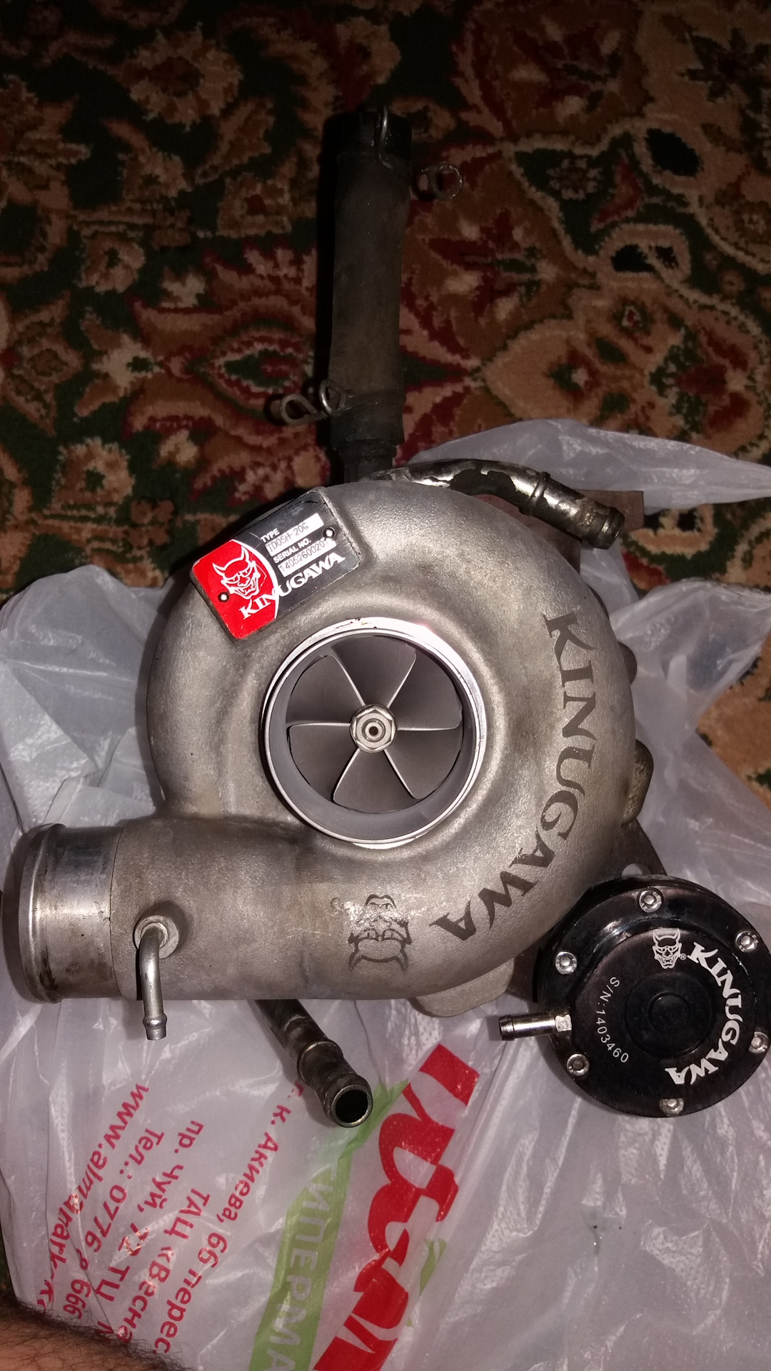 Kinugawa td05-20g & аналог GT35 a/r 63 — Subaru Impreza WRX STI (GC), 2 ...