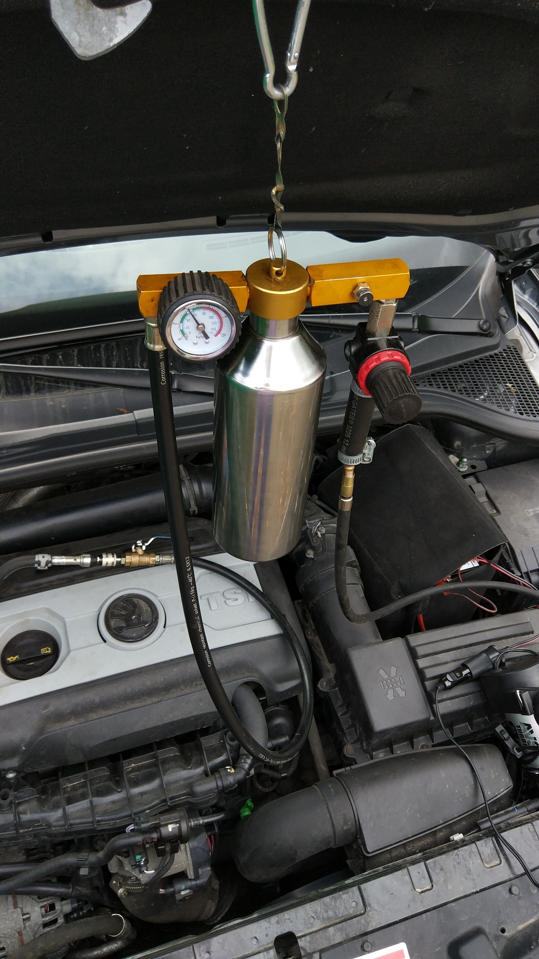 Skoda Yeti 1.8 TSI CDAB 152 л.с. Промывка форсунок/инжектора — Промывка ...
