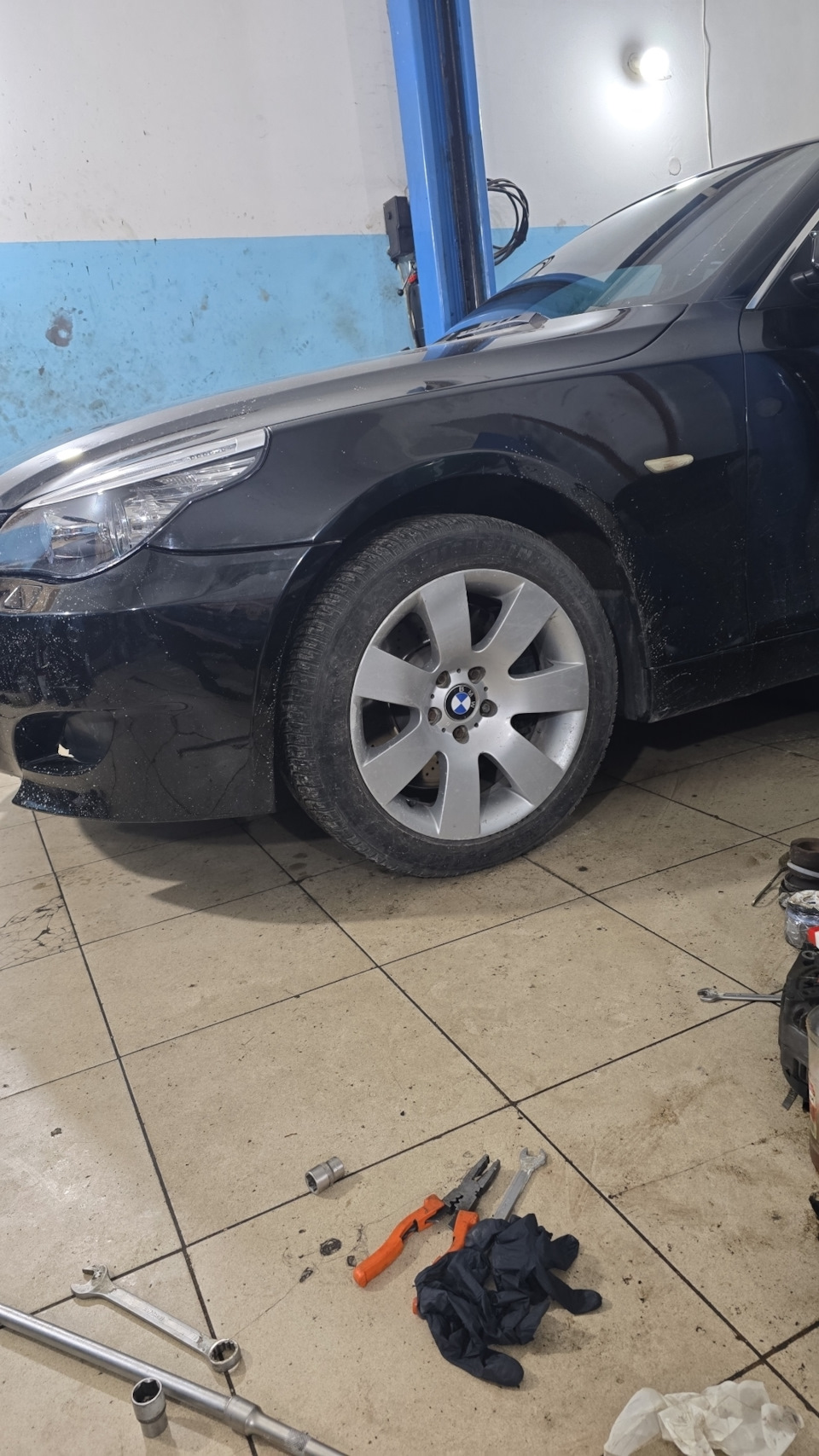 Поставил новые пружины zekert — BMW 5 series (E60), 3 л, 2006 года ...