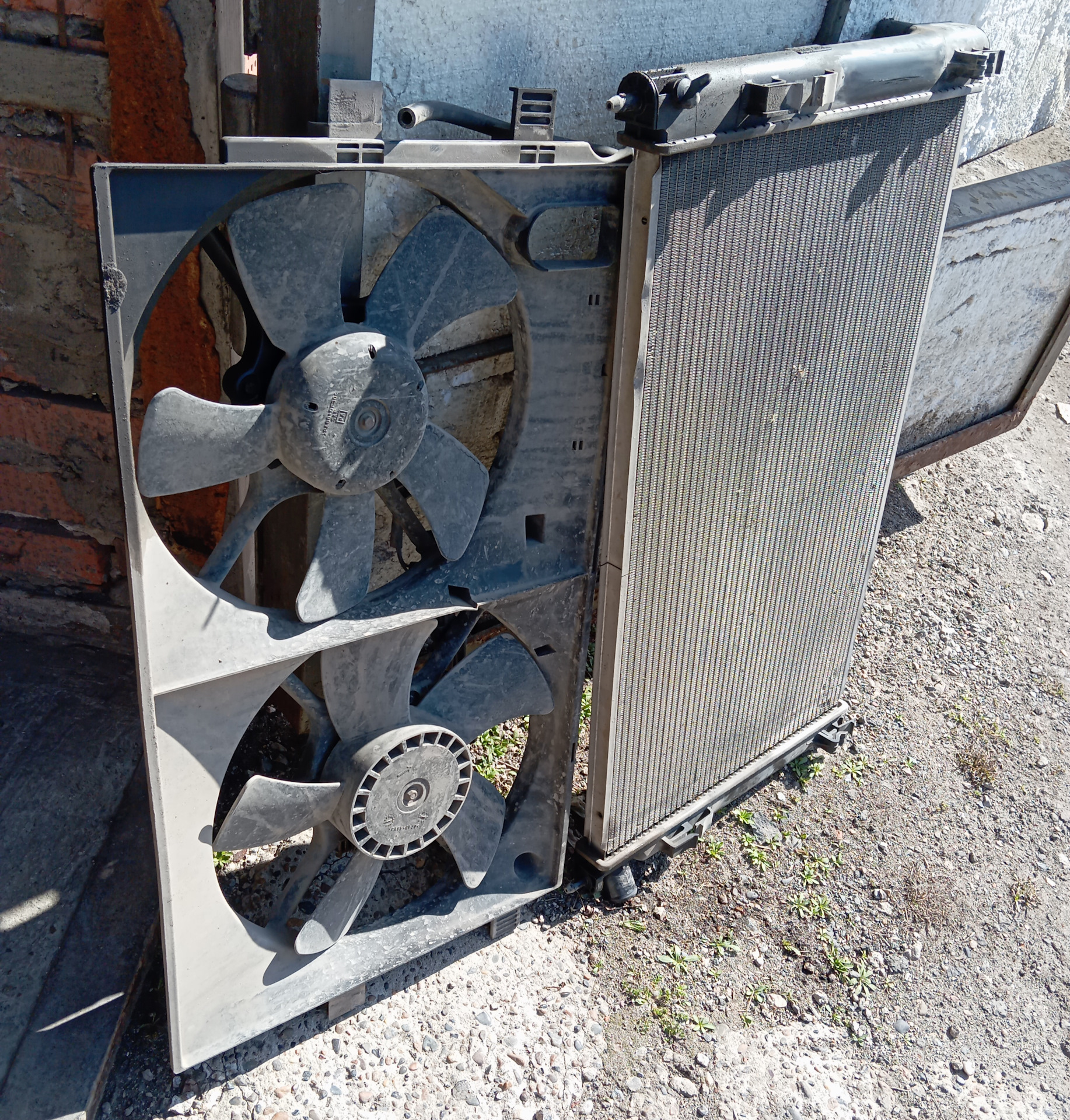 Контрактный радиатор — ВСЁ. — Mitsubishi Outlander XL, 3 л, 2007 года ...