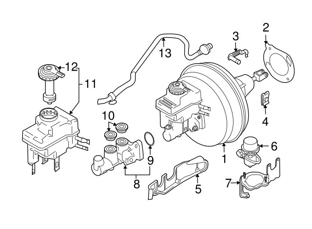 34336779742 Усилитель тормозов BMW | Запчасти на DRIVE2