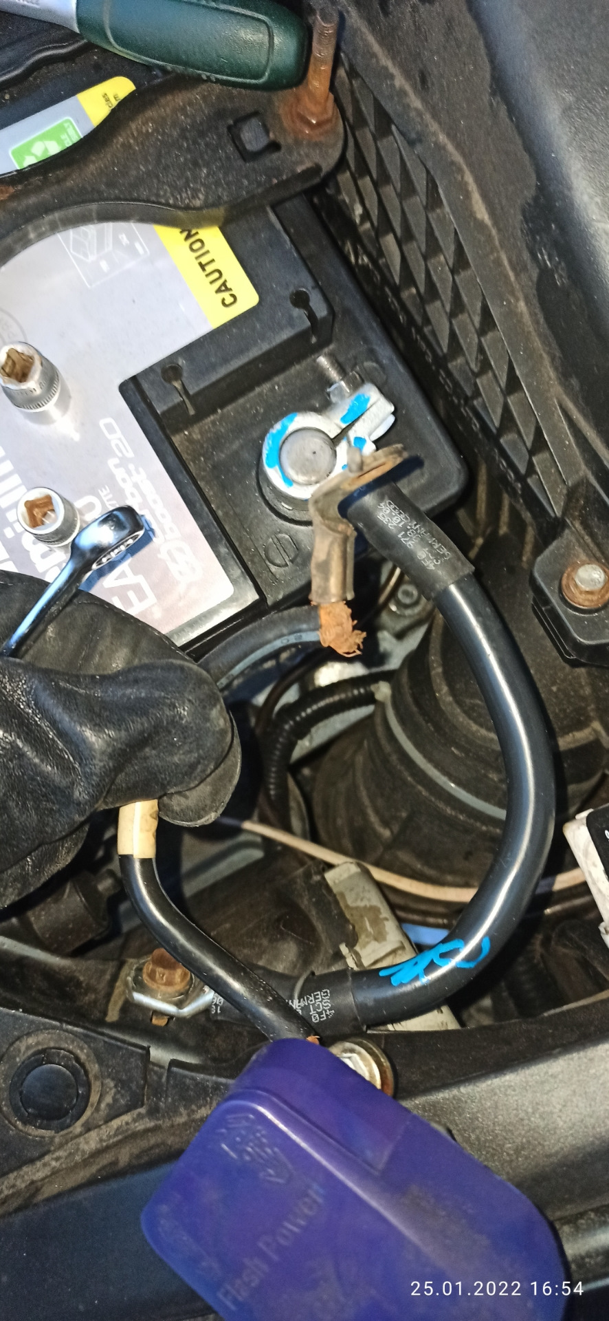 OEM масса -, vag масса + — Honda Accord (7G), 2,4 л, 2006 года ...