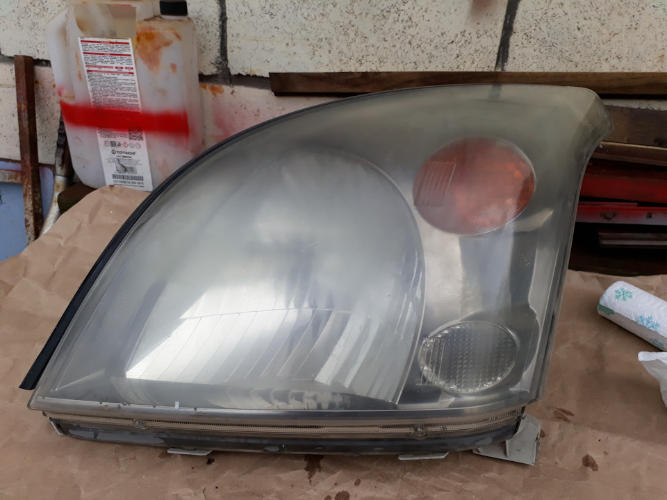 Замена стекол фар — Toyota Land Cruiser Prado 120-series, 4 л, 2008 ...