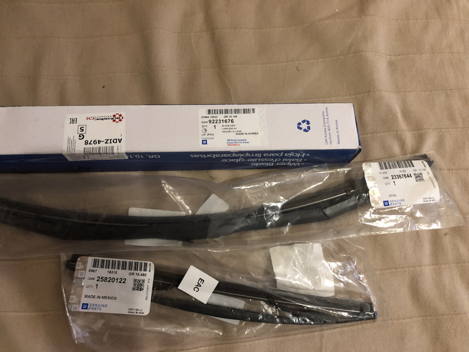 92231676 ЩЕТКА СТЕКЛООЧИСТИТЕЛЯ GM | Запчасти на DRIVE2
