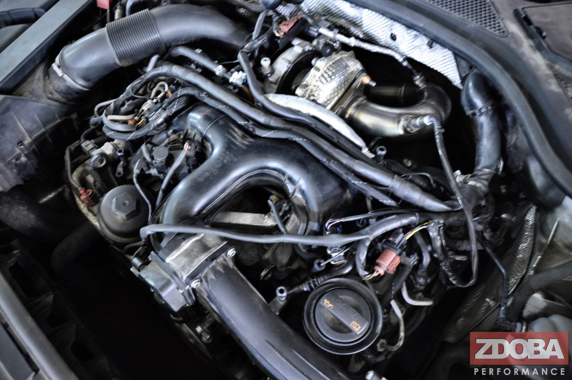 Audi A8 D4 3.0 TDI (CMHA, CDTA) Удаление EGR, Удаление катализатора и сажевого фильтра (DPF ...