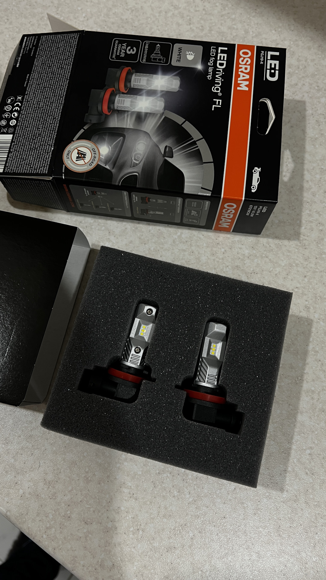 #4 LED Osram в ПТФ — Skoda Octavia A7 Mk3, 1,8 л, 2019 года | стайлинг ...
