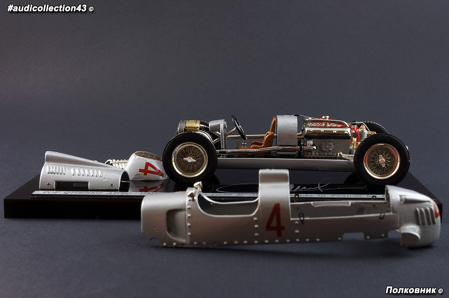 1936 Auto Union Typ C #4 German GP, B. Rosemeyer (MCM Top Queens) 1:43 — Сообщество «Масштабные ...