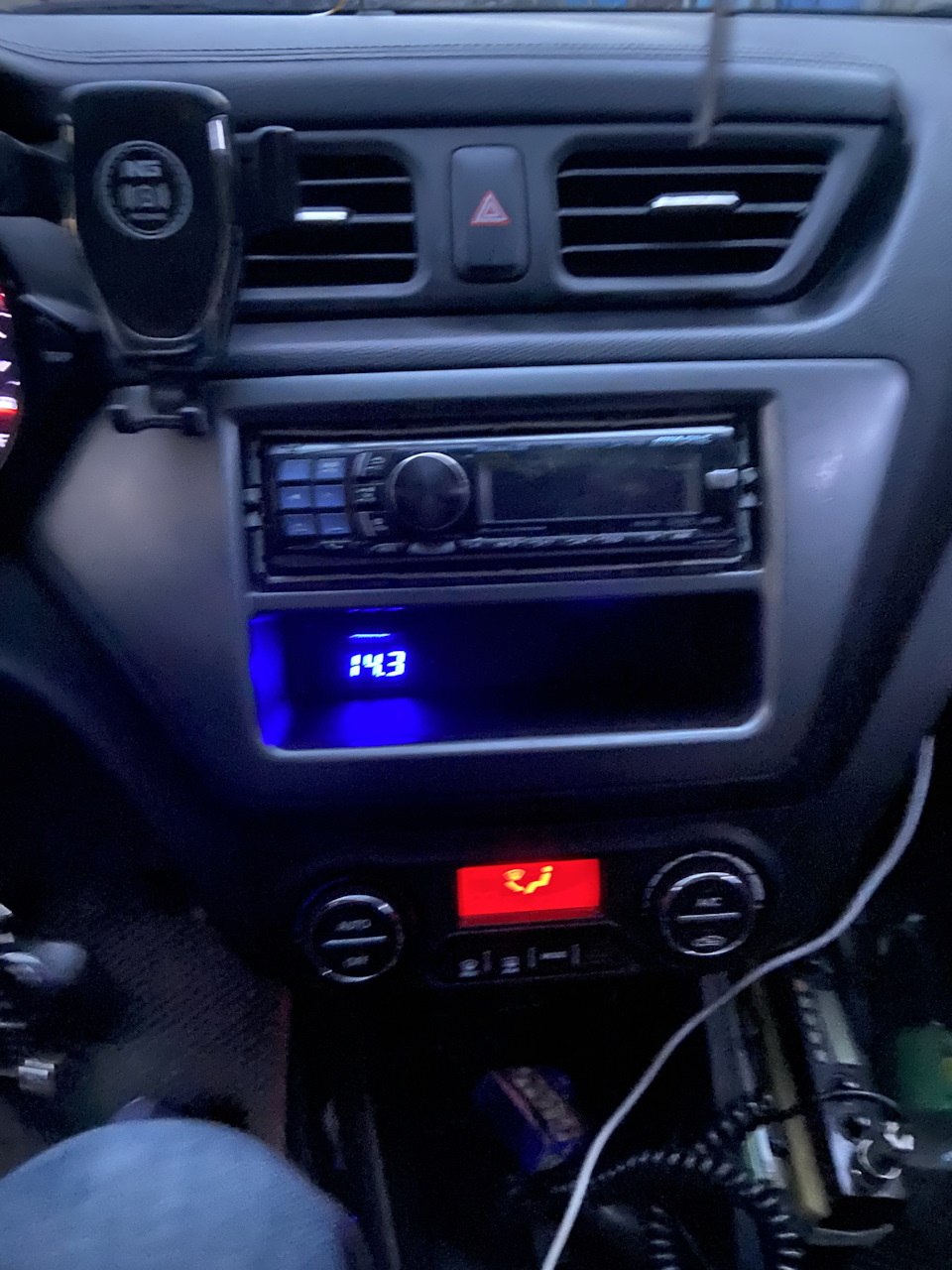 Замена штатной магнитолы — KIA Rio (3G), 1,6 л, 2014 года | автозвук ...