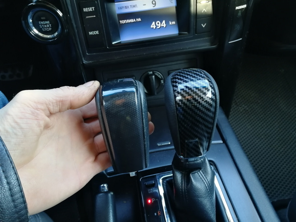 Ручка КПП — Toyota Land Cruiser Prado 150-series, 3 л, 2011 года ...