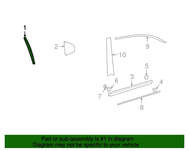 8313438000 МОЛДИНГ ДВЕРИ KIA HYUNDAI | Запчасти на DRIVE2
