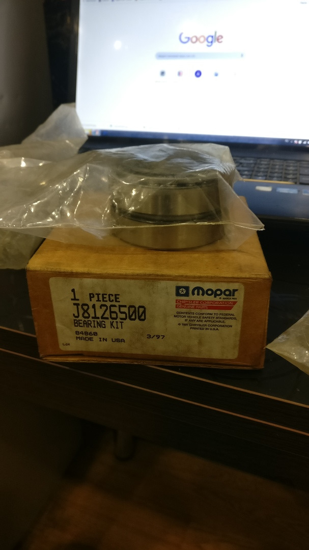 J8126500 Комплект подшипника ступицы колеса Chrysler | Запчасти на DRIVE2