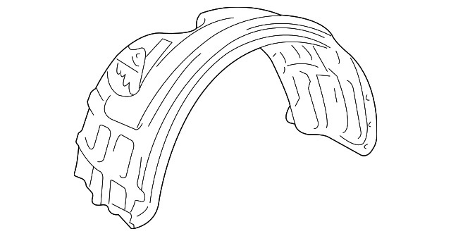 5387533110 Подкрылок для Camry 30, 2001– TOYOTA LEXUS | Запчасти на DRIVE2