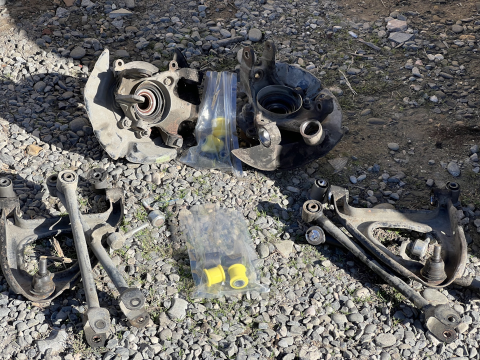 Задняя подвеска Crown 151 — Toyota Crown (S150), 2,5 л, 1998 года ...