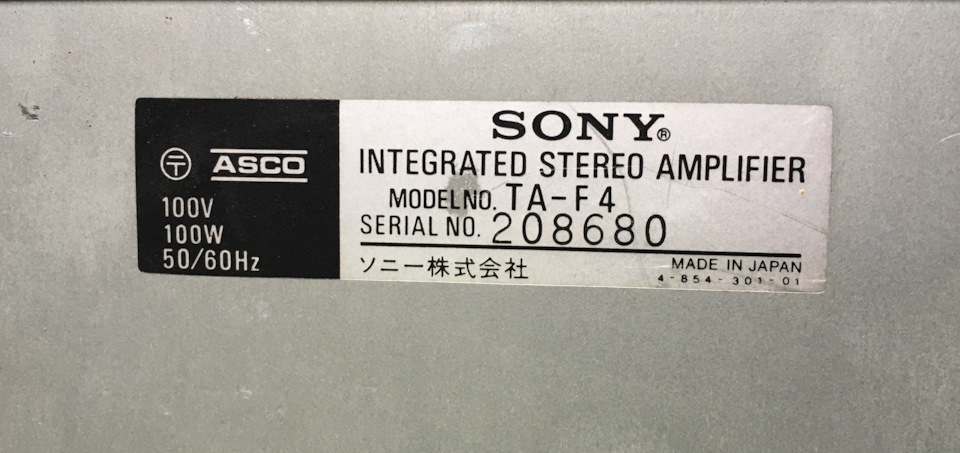 Профилактика Sony Ta F4 — Сообщество «Клуб Почитателей Кассетных