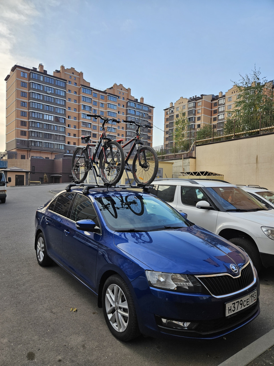 Покупка \ установка багажника и велокрепления — Skoda Rapid (1G), 1,6 л ...