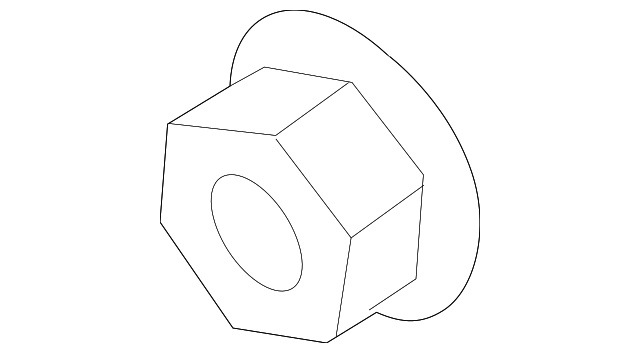 FY114056 Шестигранная гайка Jaguar Land Rover | Запчасти на DRIVE2