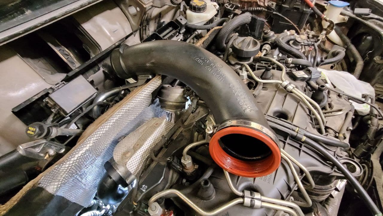 Замена гофры глушителя и попутная работа — Volvo XC60 (1G), 2,4 л, 2010 ...