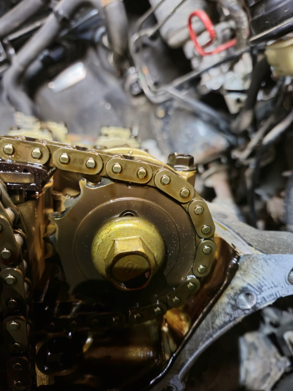 Проверка растяжения цепи 1gr-fe. — Toyota Land Cruiser Prado 120-series ...