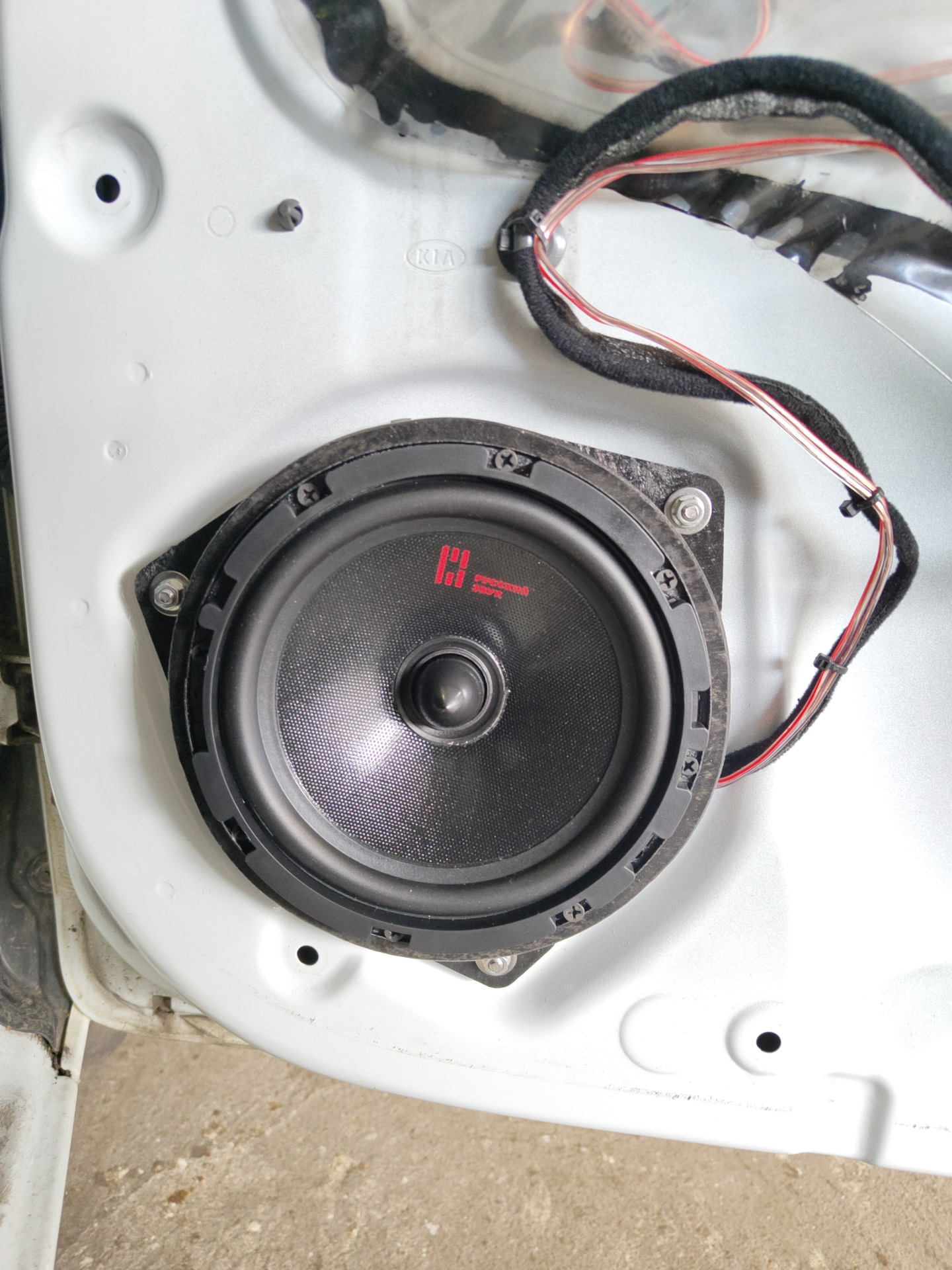 Замена передних колонок на Урал АК74С М — KIA Rio (3G), 1,6 л, 2012 ...