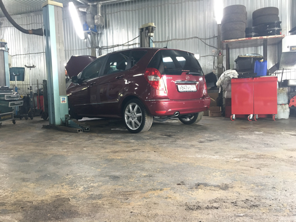 Выхлоп-хлоп-хлоп 💨 — Mercedes-Benz A-Class (W169), 2 л, 2008 года ...