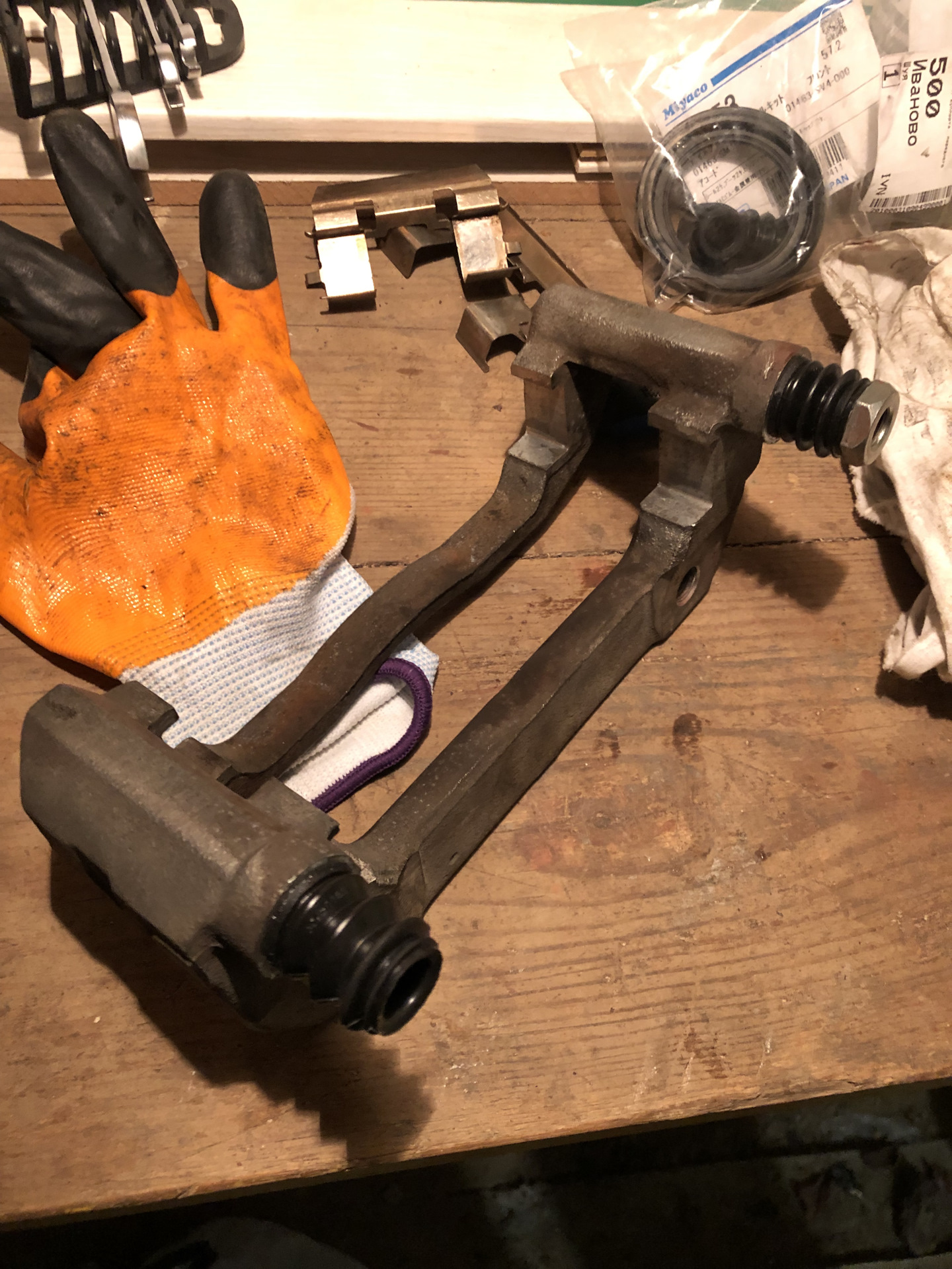 Замена передних суппортов на Nissin 17CL16VN — Honda Accord (7G), 2,4 л, 2007 года | расходники ...