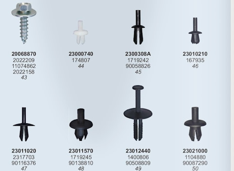 90087290 КЛИПСА КРЕПЕЖНАЯ 53 GM | Запчасти на DRIVE2