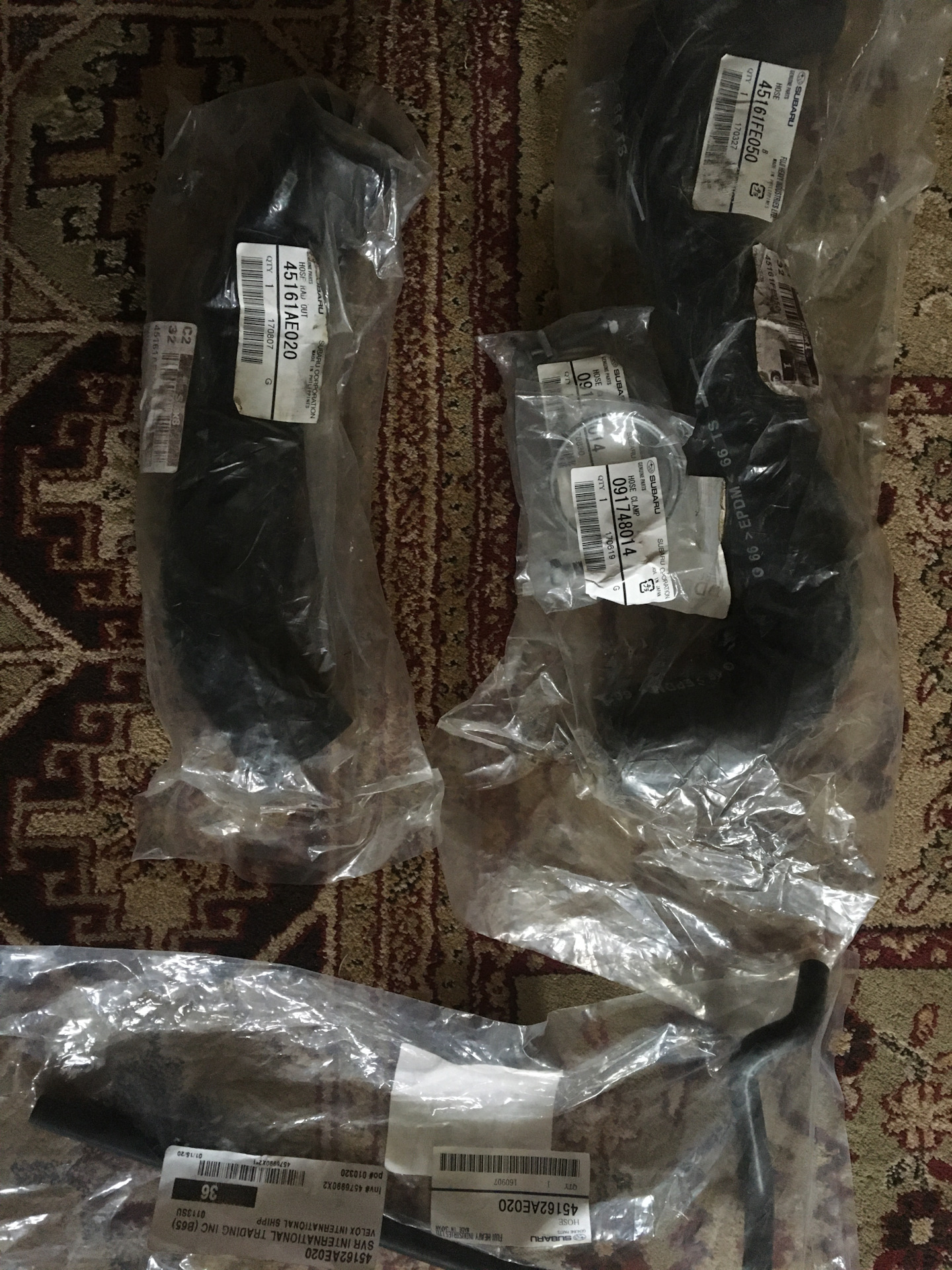 Патрубки ож и десиликонизация подкапотки. — Subaru Impreza WRX (GD/GG ...