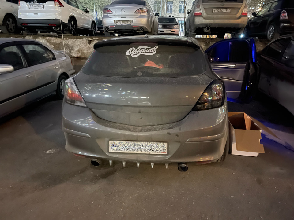 17.🛠️ Установка новых задних фонарей Dectane CarDNA Opel Astra H GTC ...