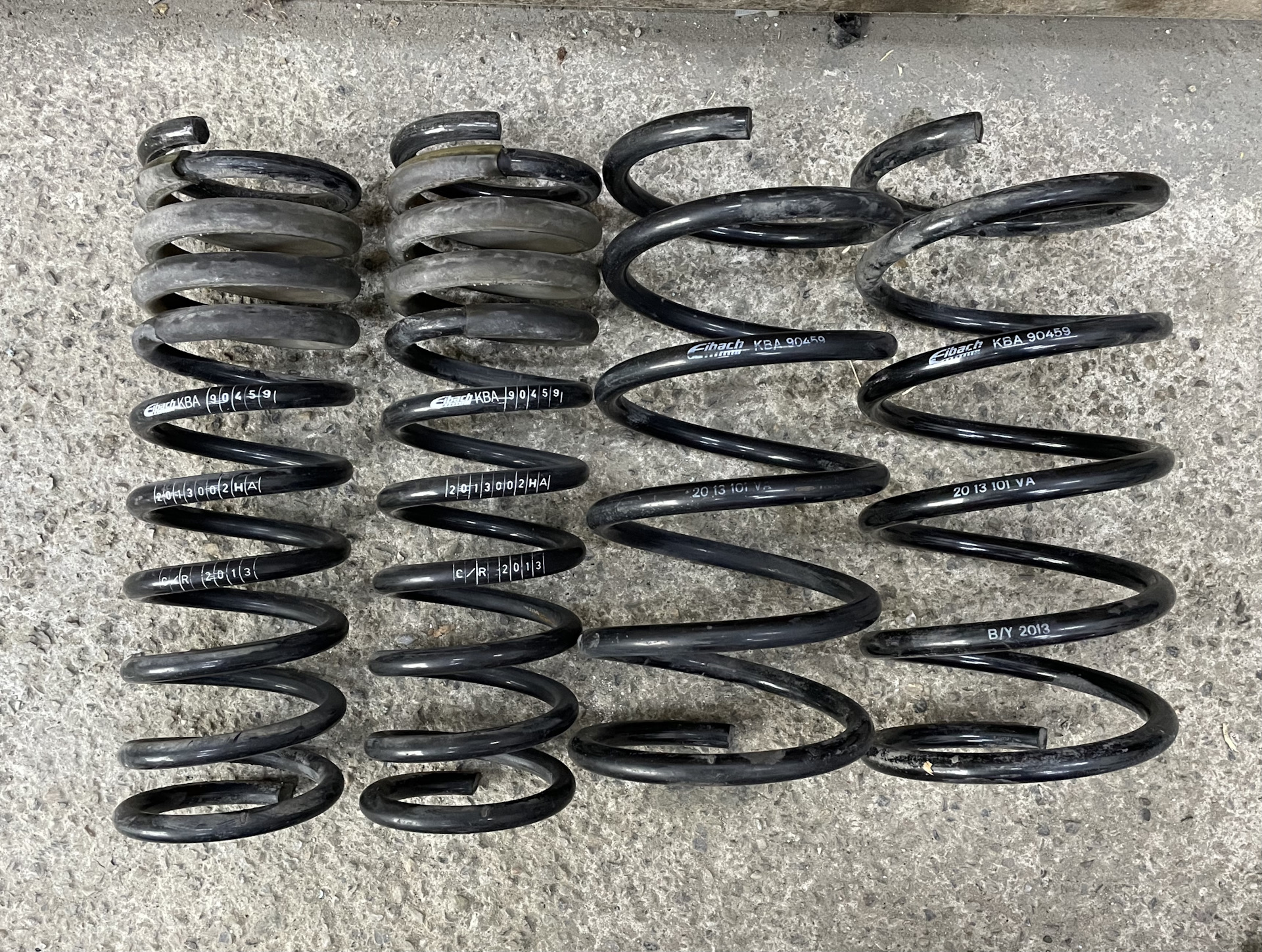 Установка Eibach Pro-Kit — BMW 5 series (E34), 4,4 л, 1994 года ...