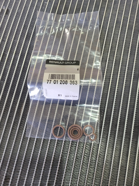 7701208363 Комплект кольцевых уплотнений RENAULT | Запчасти на DRIVE2