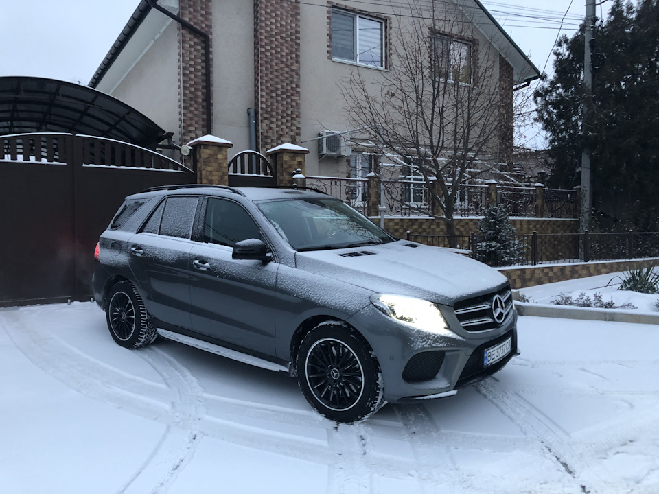 Немного зимы в БЖ — Mercedes-Benz GLE-Class (W166), 3 л, 2016 года ...