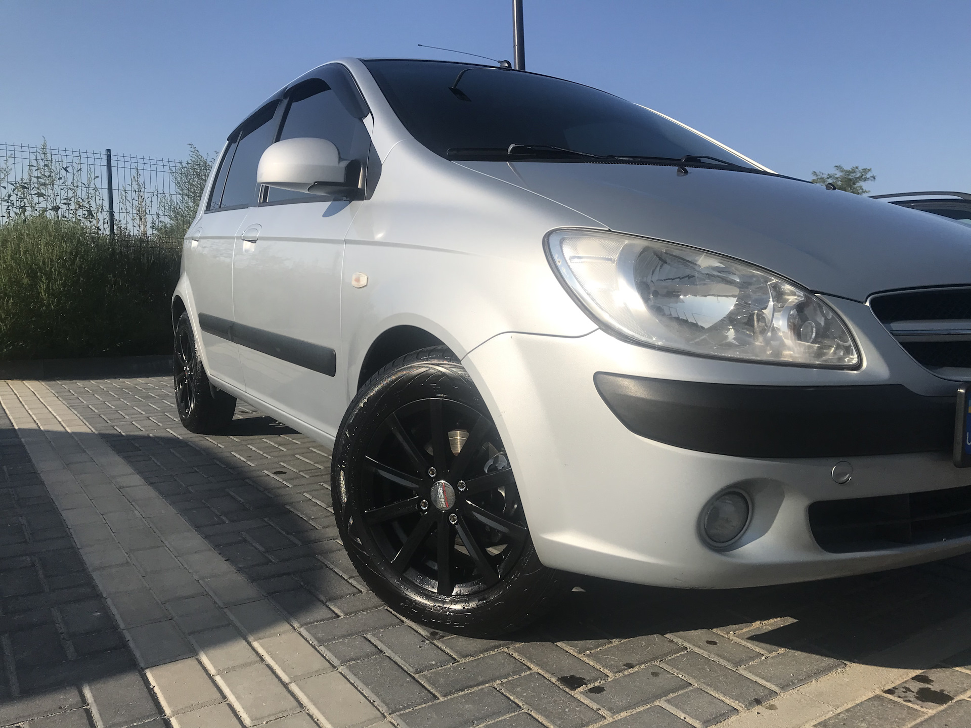 Диски… С внешним видом теперь всё ок! — Hyundai Getz, 1,4 л, 2006 года ...