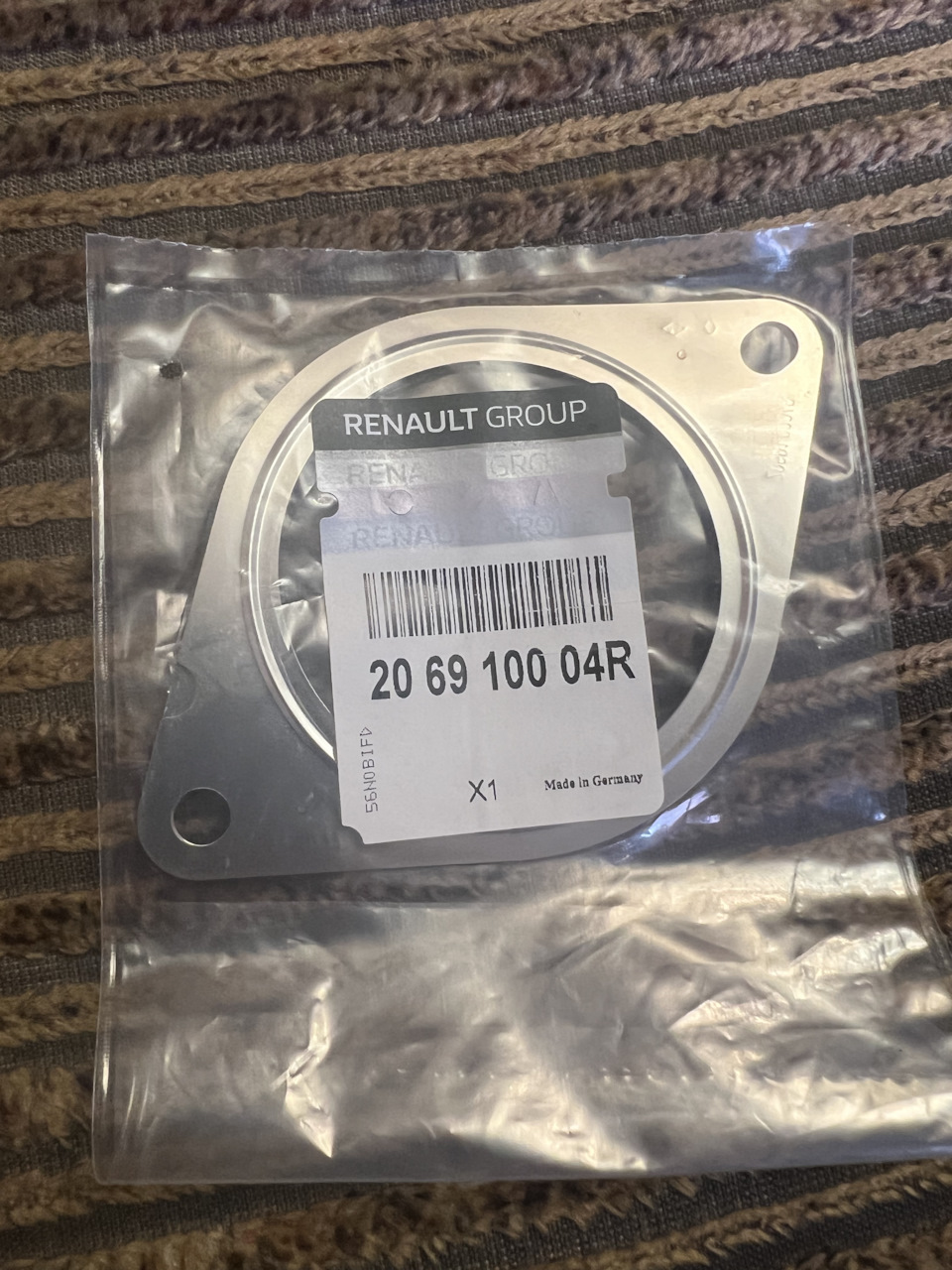 206910004R Прокладка приёмной трубы ог RENAULT | Запчасти на DRIVE2