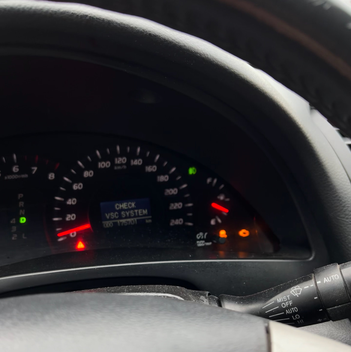 Check VSC SYSTEM / Устранение проблемы — Toyota Camry (XV40), 2,4 л ...