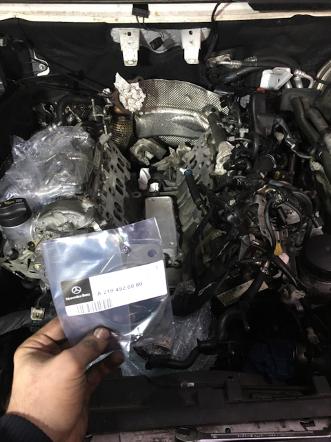 A2194920080 Прокладка фланца патрубка выхлопного. Mercedes | Запчасти ...