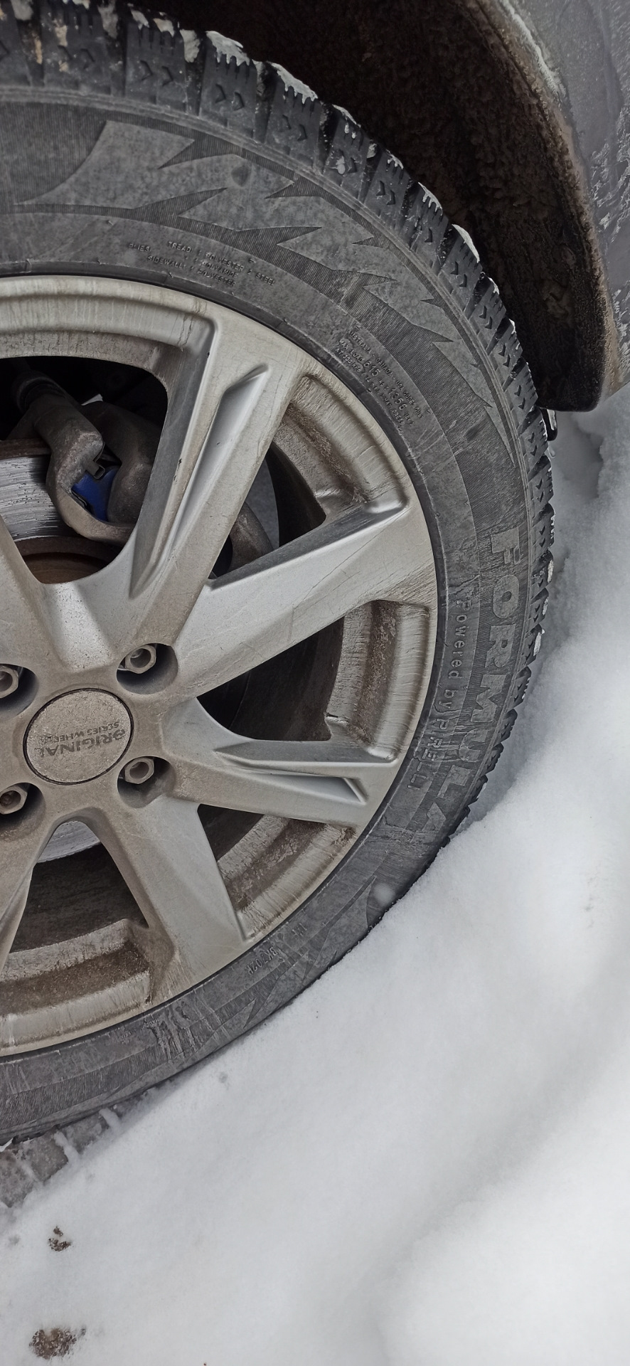 Зимняя резина Pirelli formula ice 205/55 R16 — Lada Vesta (NG), 1,6 л ...