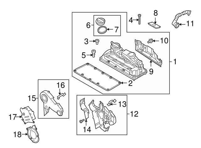 03L103113 Крышка VAG | Запчасти на DRIVE2