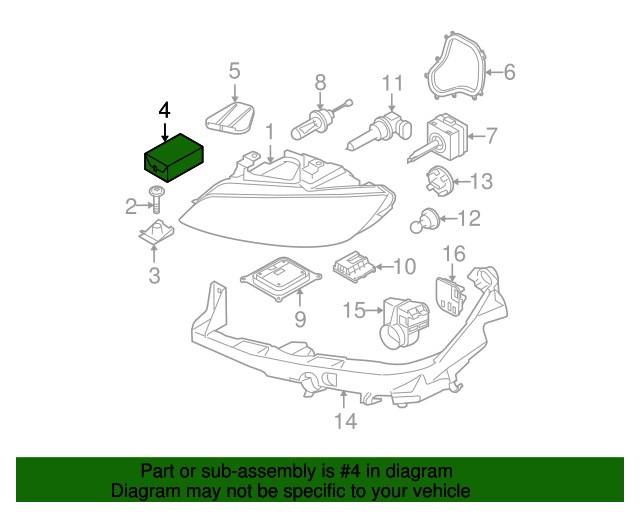 63117182519 Ремонтный комплект фары BMW | Запчасти на DRIVE2