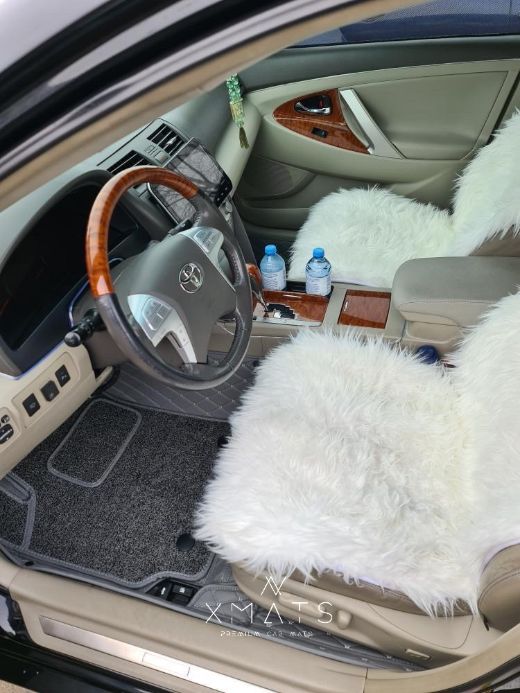 Коврики из экокожи для Toyota Camry XV40. 3D коврики из экокожи для ...