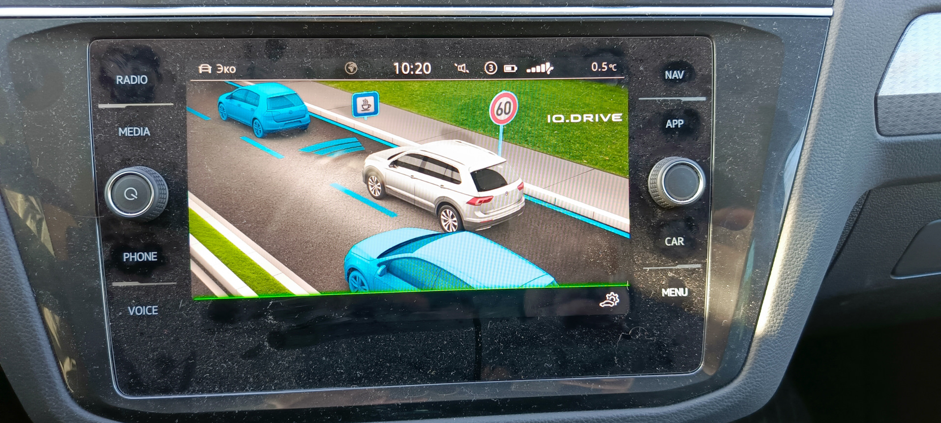 Установка side assist — Volkswagen Tiguan (2G), 1,4 л, 2021 года ...