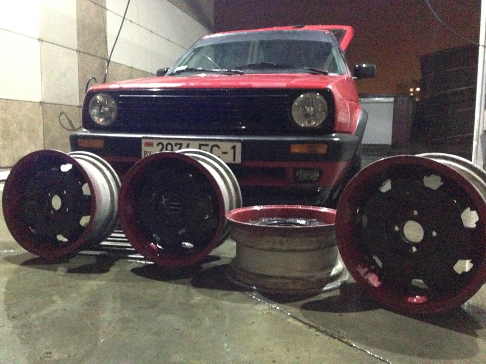 ATS type 5 — Volkswagen Golf Mk2, 1,8 л, 1990 года | колёсные диски ...