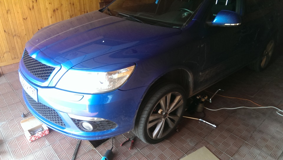 замена сайлентблоков на усиленные — Skoda Octavia RS A5 Mk2, 2 л, 2012 ...