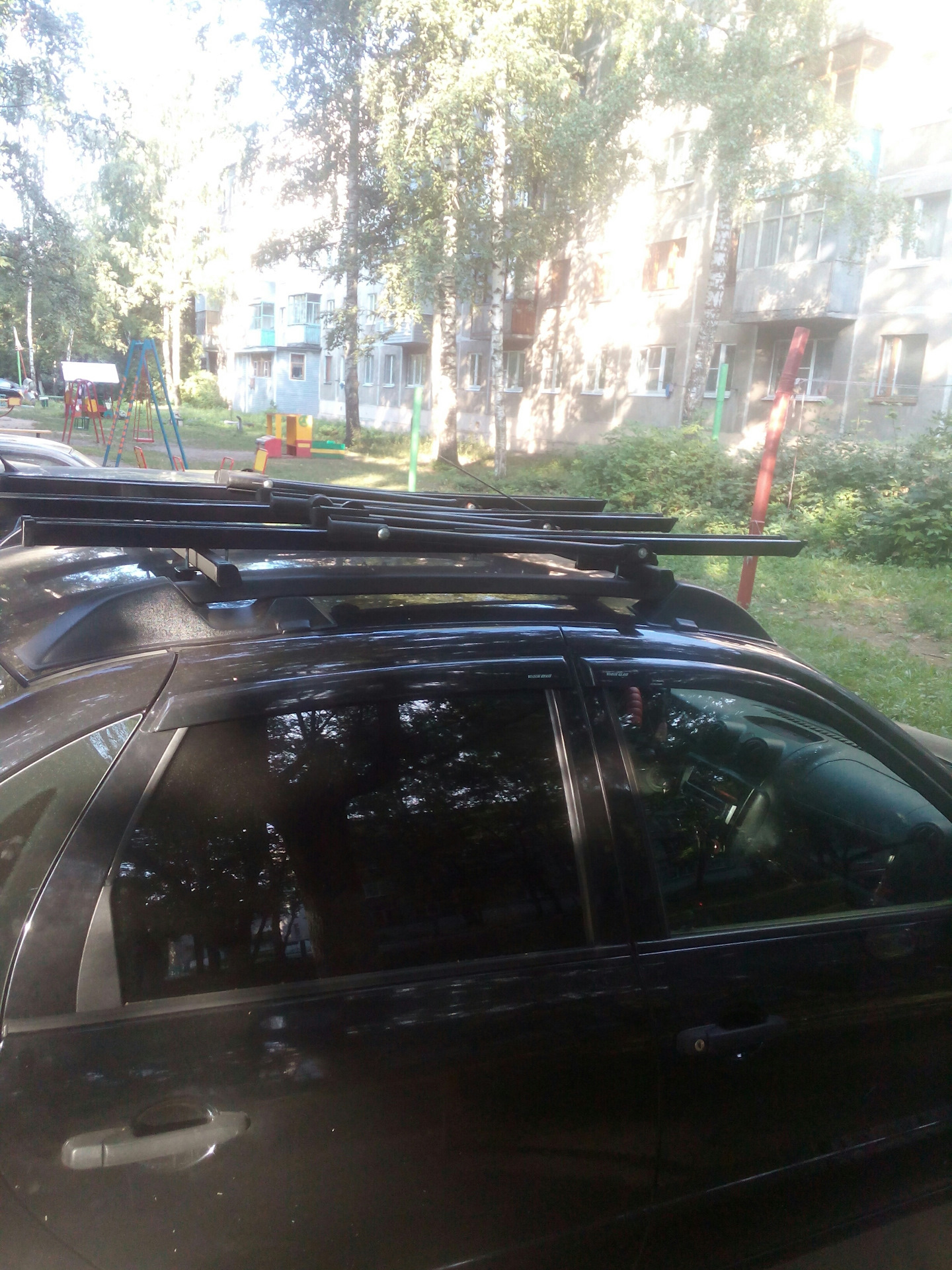 Рейлинги на крыше или заказ из Тольятти. — Lada Гранта, 1,6 л, 2013 ...