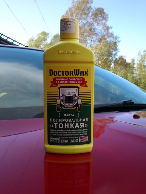 DW8307 Полировальная паста Тонкая DoctorWax 300мл. DOCTOR WAX ...