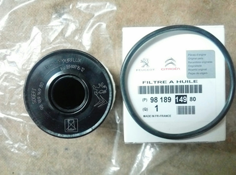 9818914980 Фильтр масляный Peugeot Citroen | Запчасти на DRIVE2