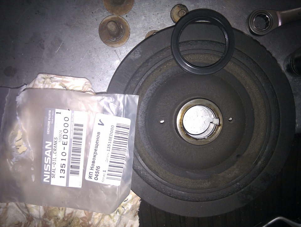 Замена помпы QG18De — Nissan Primera Wagon (W11), 2 л, 2000 года ...