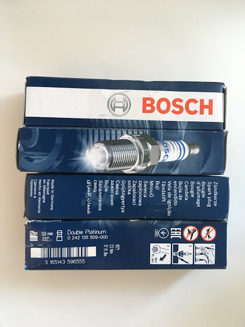 0242135509 Свеча зажигания BOSCH | Запчасти на DRIVE2