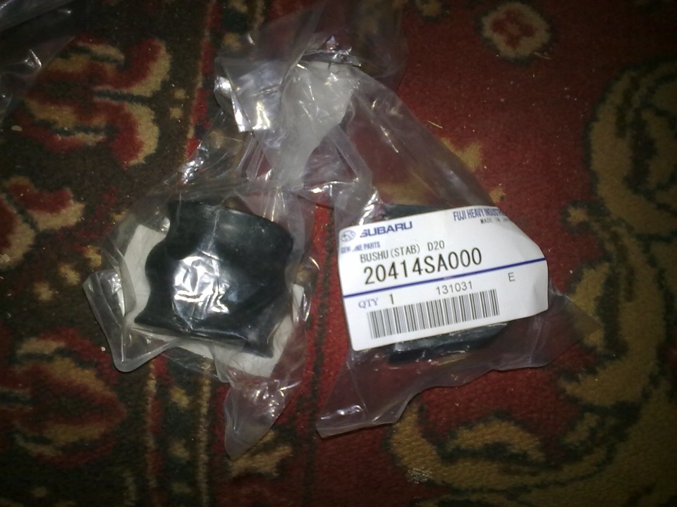 Замена стоек и втулок стабилизатора — Subaru Forester (SG), 2 л, 2003 ...